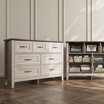 Dresser and bureau set store